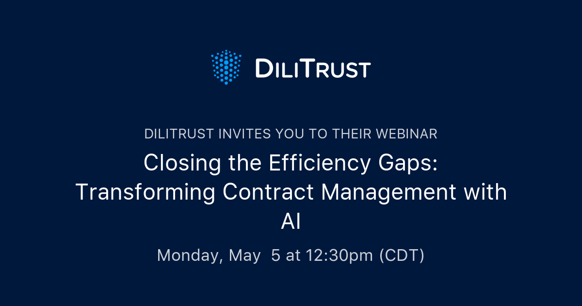 Closing the Efficiency Gaps: Transforming Contract Management with AI ...