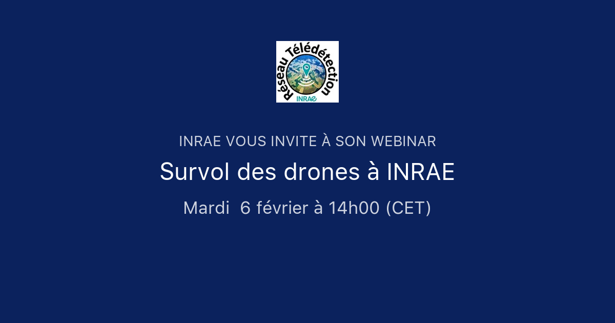 Survol des drones à INRAE | INRAE