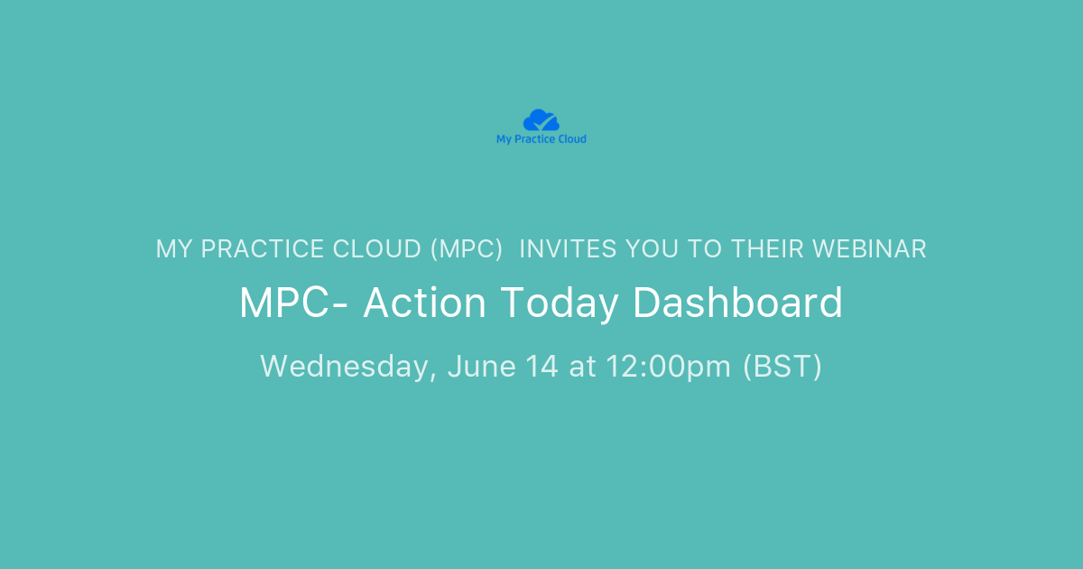 MPC- Action Today Dashboard | MPC- MyPractice Cloud