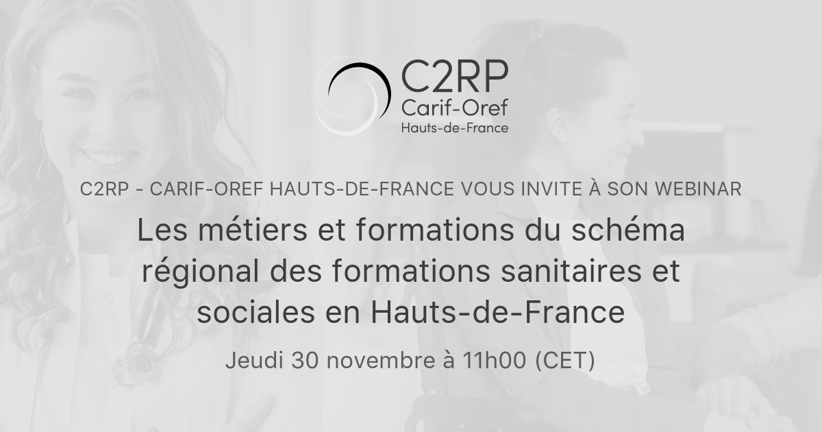 Les métiers et formations du schéma régional des formations sanitaires ...