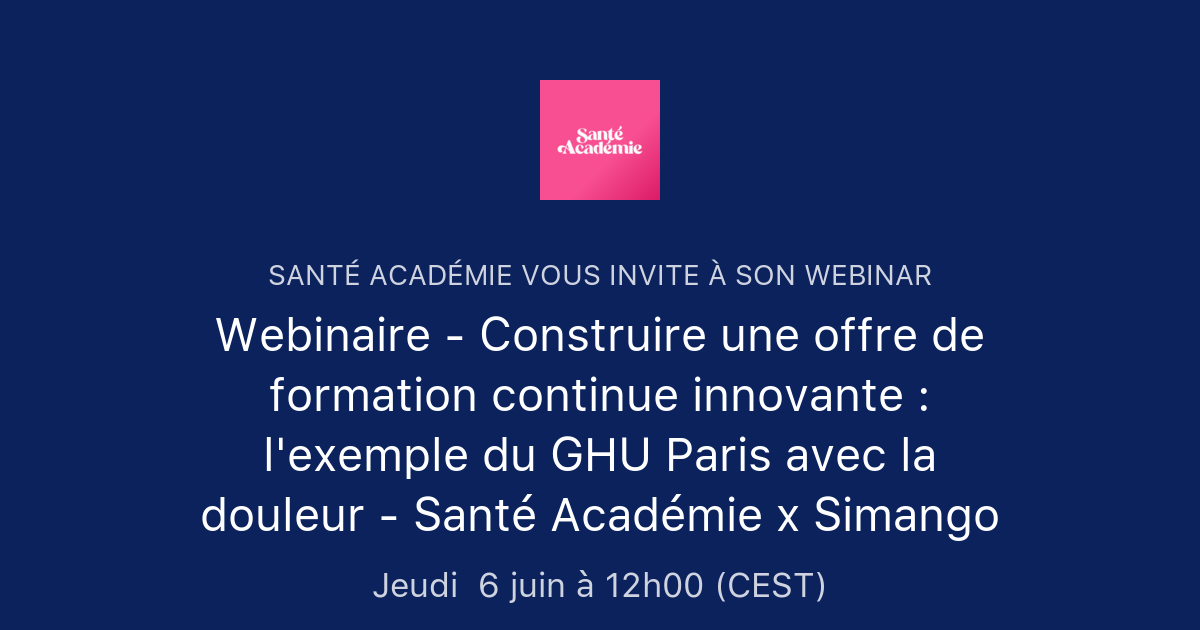 Webinaire - Construire une offre de formation continue innovante : l ...