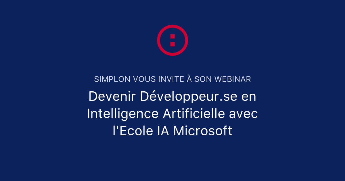 Devenir Développeur.se en Intelligence Artificielle avec l'Ecole IA ...