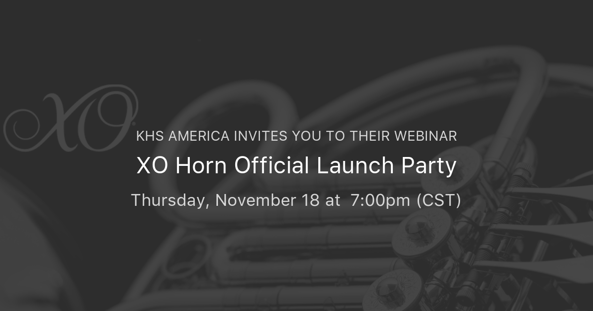 XO Horn Official Launch Party | KHS America