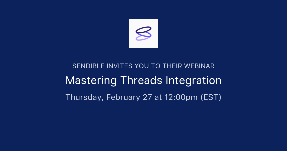 Mastering Threads Integration | Sendible