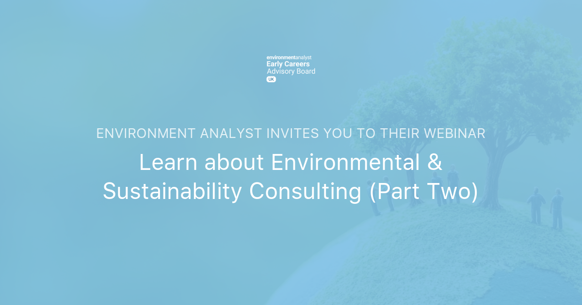 Learn about Environmental & Sustainability Consulting (Part Two ...