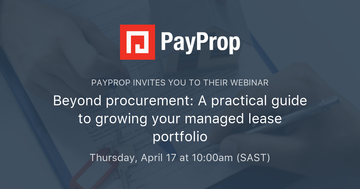 Beyond procurement: A practical guide to growing your managed lease portfolio | PayProp