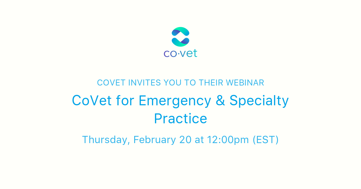 CoVet for Emergency & Specialty Practice | CoVet