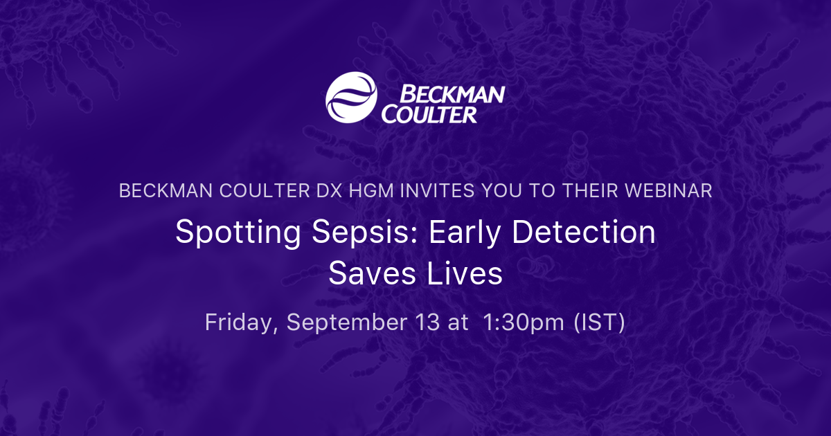 Spotting Sepsis: Early Detection Saves Lives | Beckman Coulter DX HGM