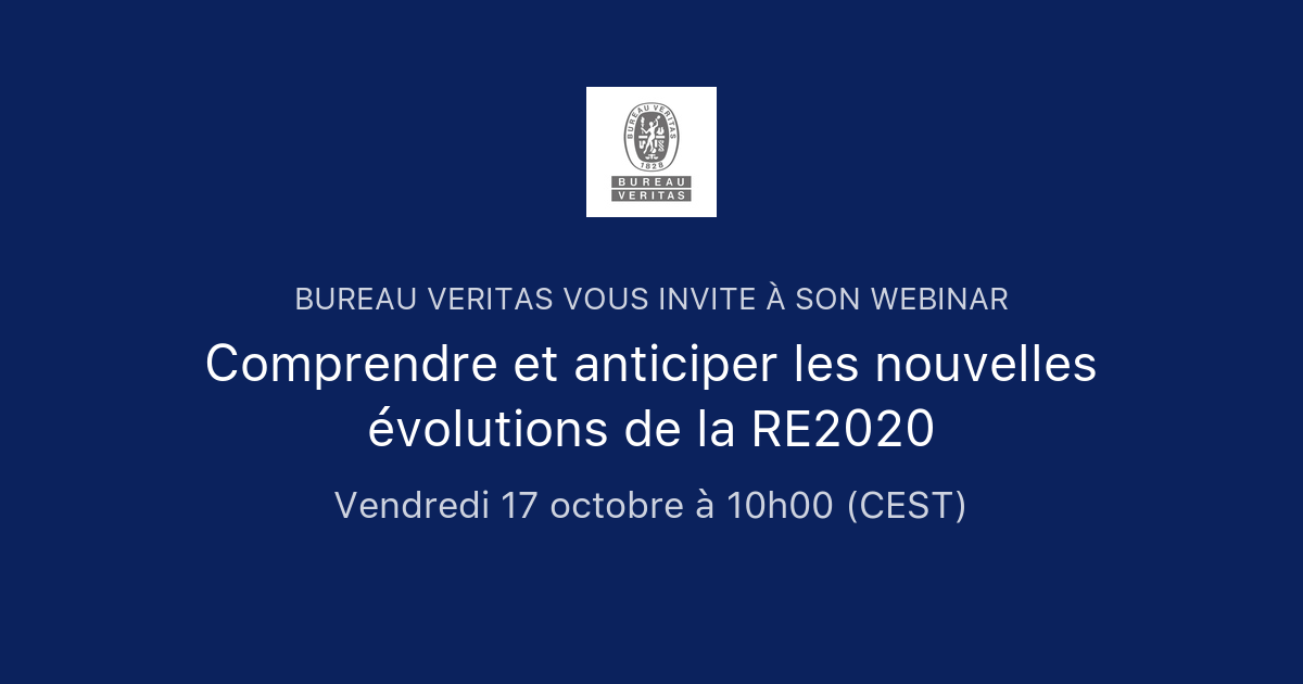Comprendre et anticiper les nouvelles évolutions de la RE2020 | BUREAU ...