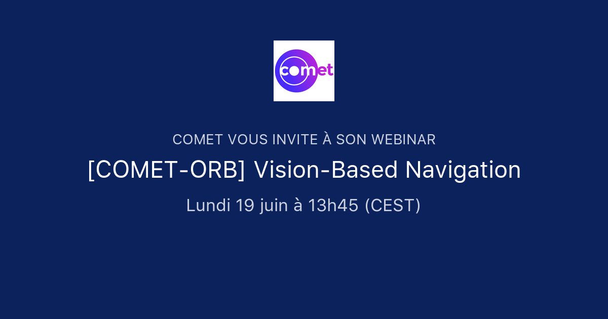 [COMET-ORB] Vision-Based Navigation | COMET