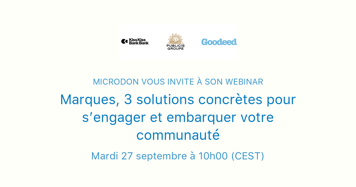 Marques, 3 solutions concrètes pour s’engager et embarquer votre ...