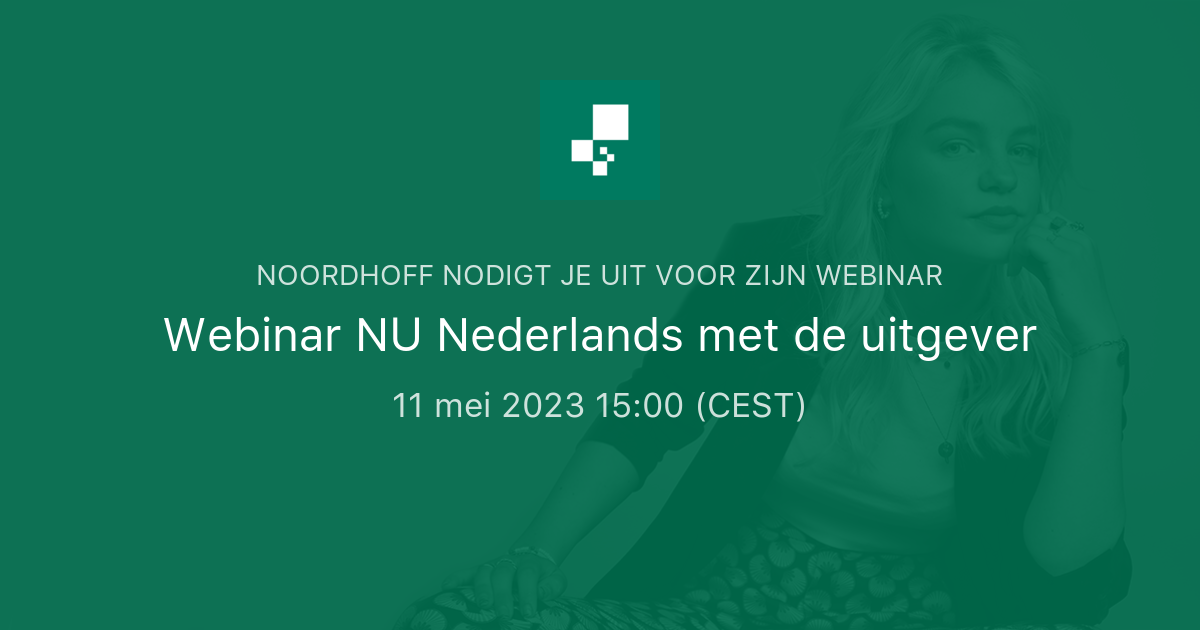 Webinar NU Nederlands met de uitgever | Noordhoff