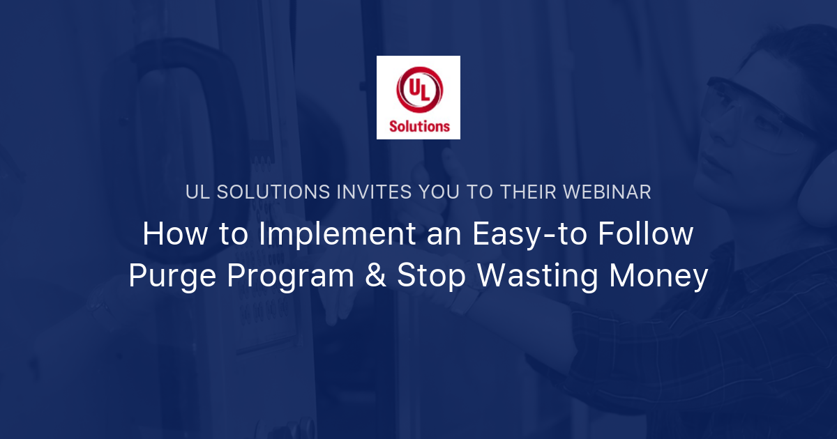 How to Implement an Easy-to Follow Purge Program & Stop Wasting Money ...