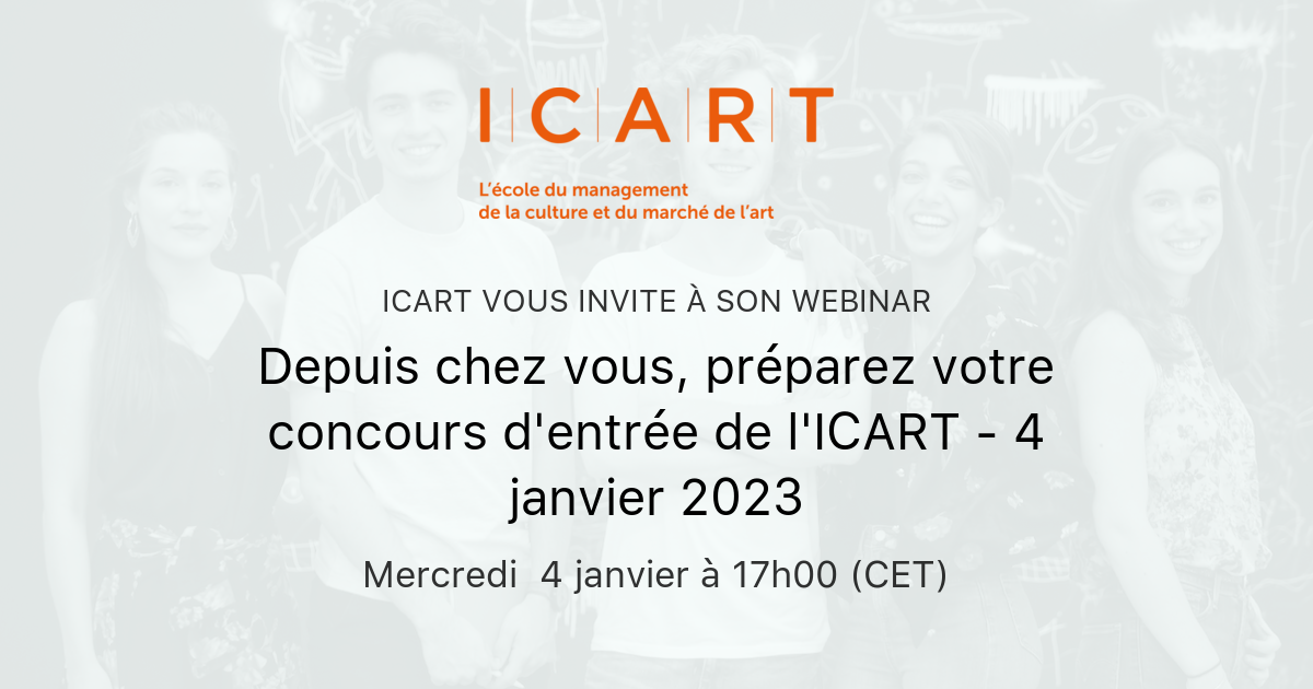 Depuis chez vous, préparez votre concours d'entrée de l'ICART - 4 ...