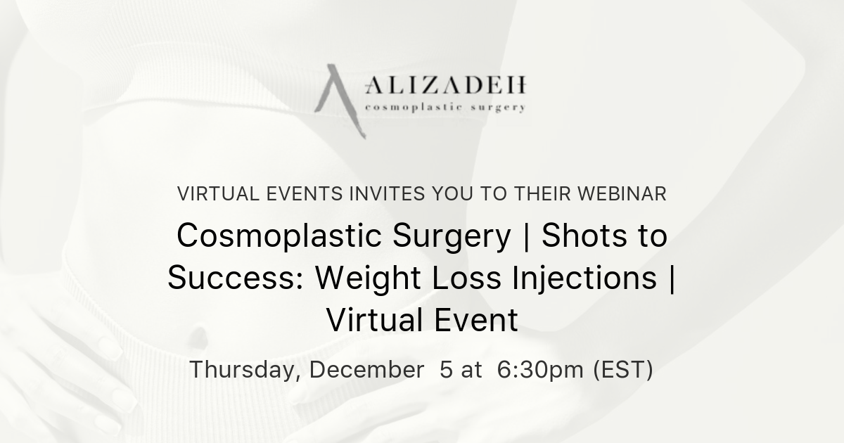 Cosmoplastic Surgery | Shots to Success: Weight Loss Injections ...