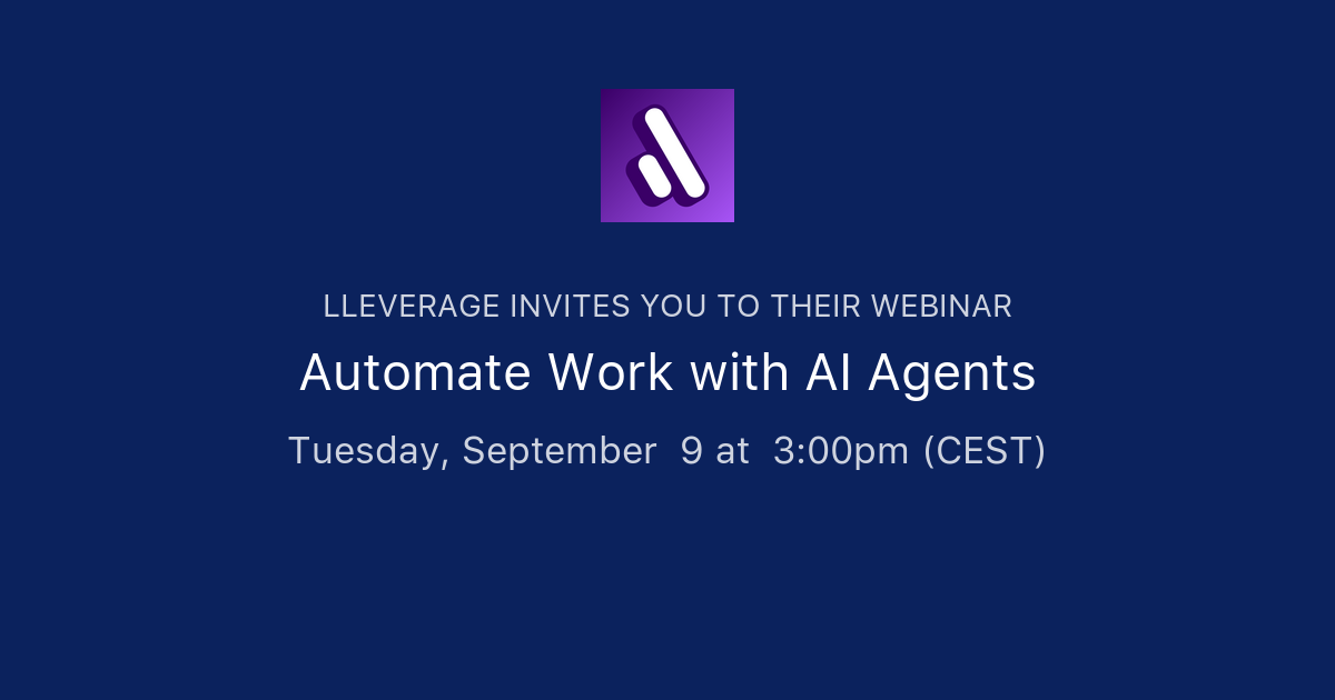 Automate Work with AI Agents | Lleverage