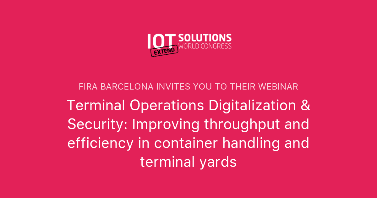 Terminal Operations Digitalization & Security: Improving throughput and ...
