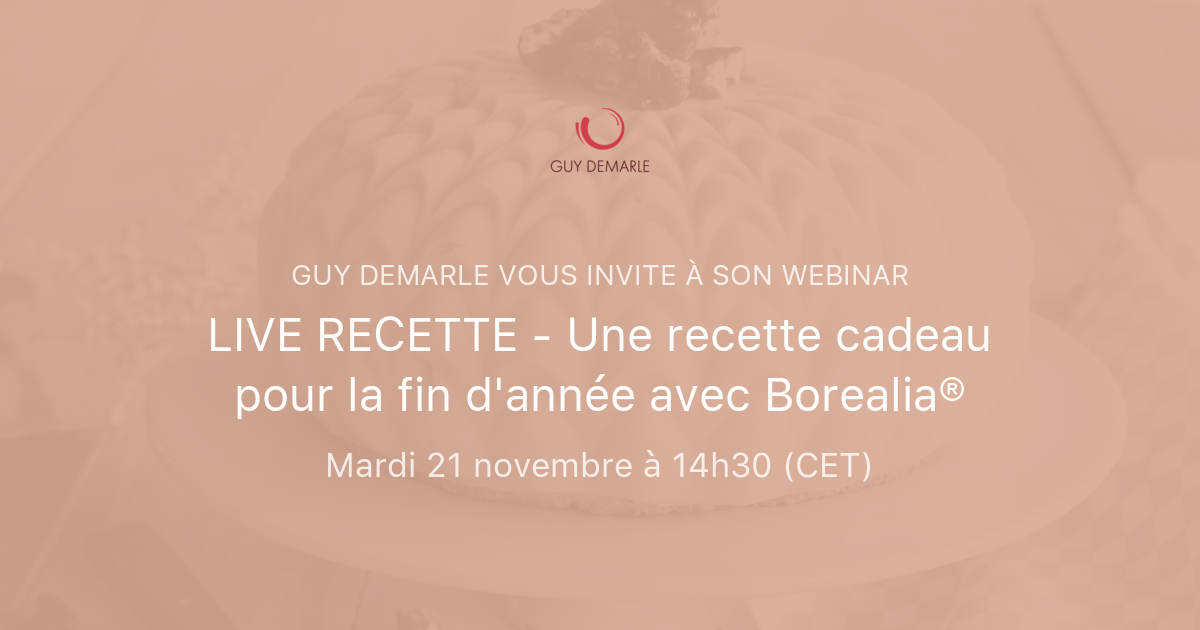 LIVE RECETTE - Une recette cadeau pour la fin d'année avec Borealia ...
