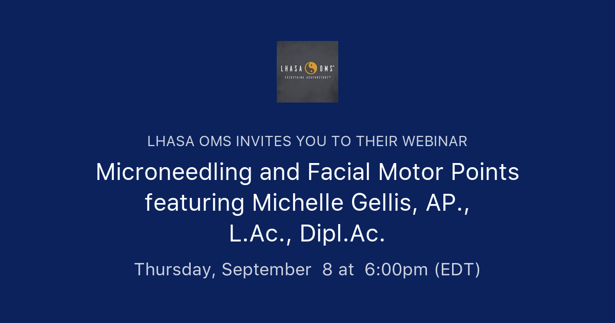 Microneedling and Facial Motor Points featuring Michelle Gellis, AP., L ...