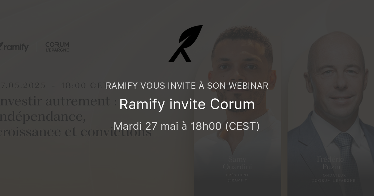 Ramify invite Corum | Ramify