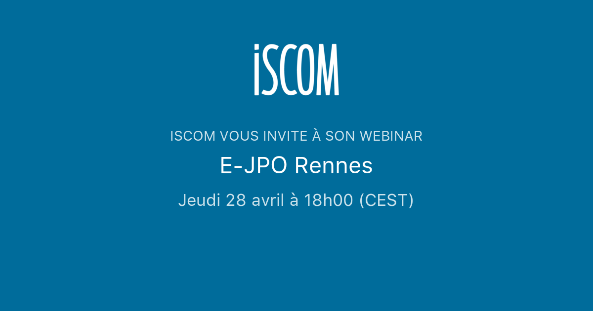 E-JPO Rennes | ISCOM