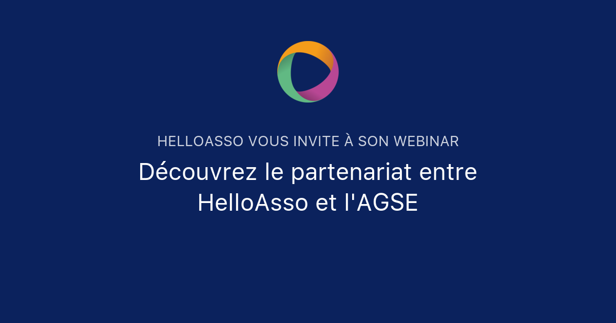 Découvrez le partenariat entre HelloAsso et l'AGSE | HelloAsso