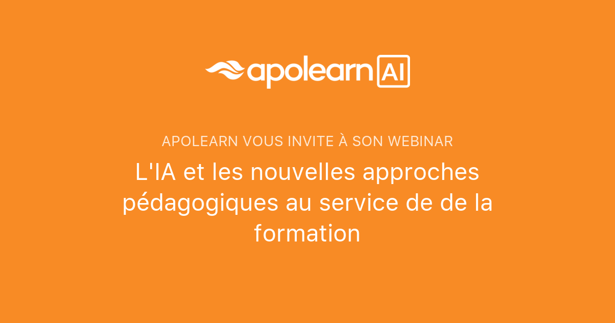 L'IA et les nouvelles approches pédagogiques au service de de la ...