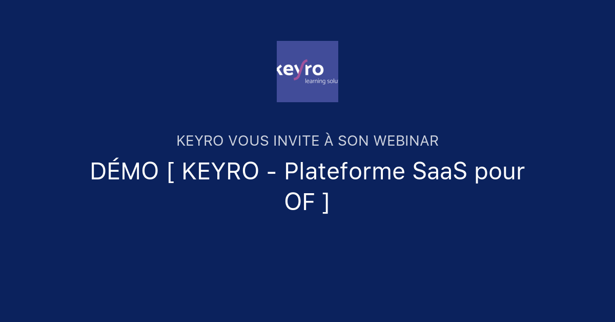 DÉMO [ KEYRO - Plateforme SaaS pour OF ] | KEYRO