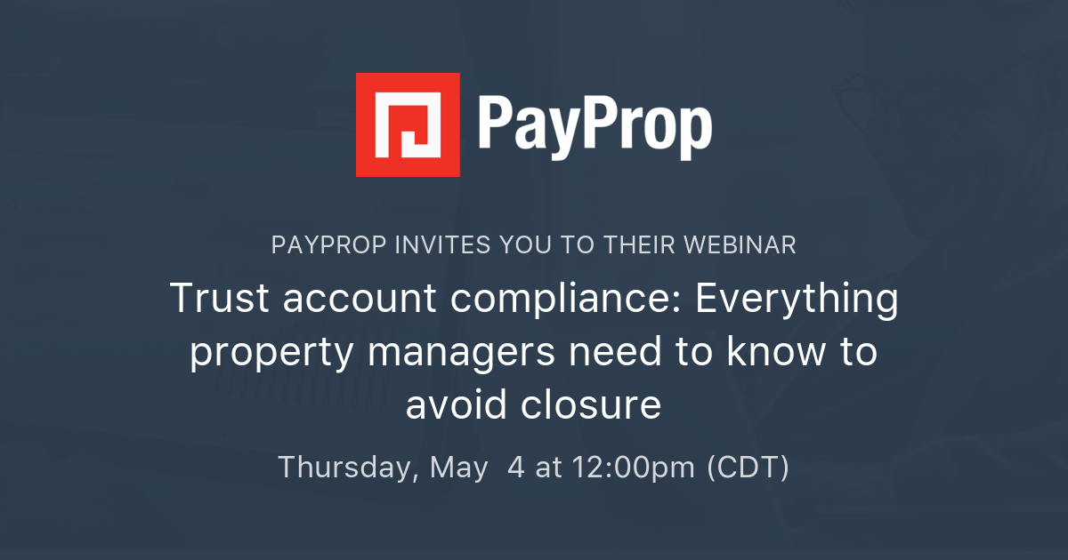 Trust account compliance: Everything property managers need to know to ...