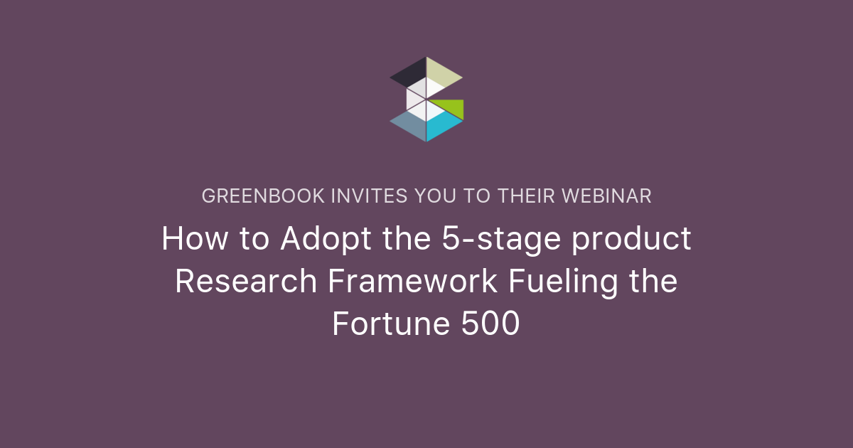 How to Adopt the 5-stage product Research Framework Fueling the Fortune ...
