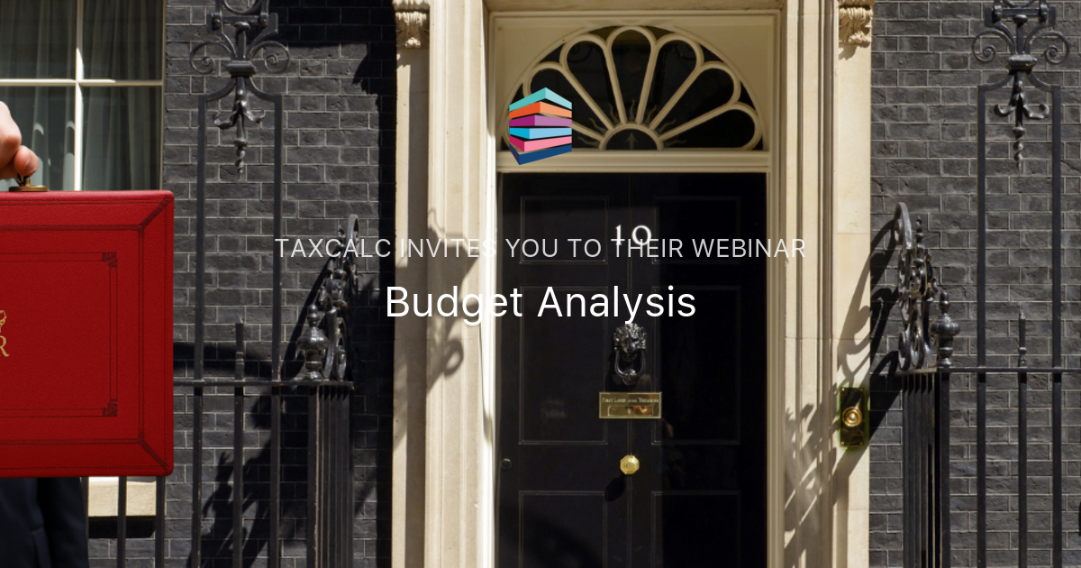 Budget Analysis | TaxCalc