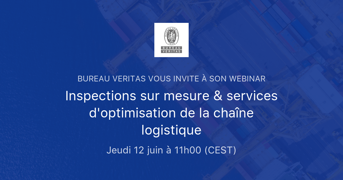 Inspections sur mesure & services d'optimisation de la chaîne ...