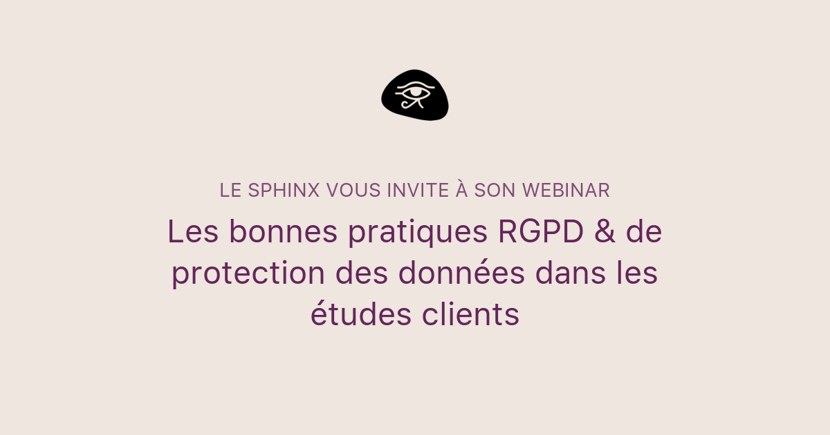 Les bonnes pratiques RGPD & de protection des données dans les études ...