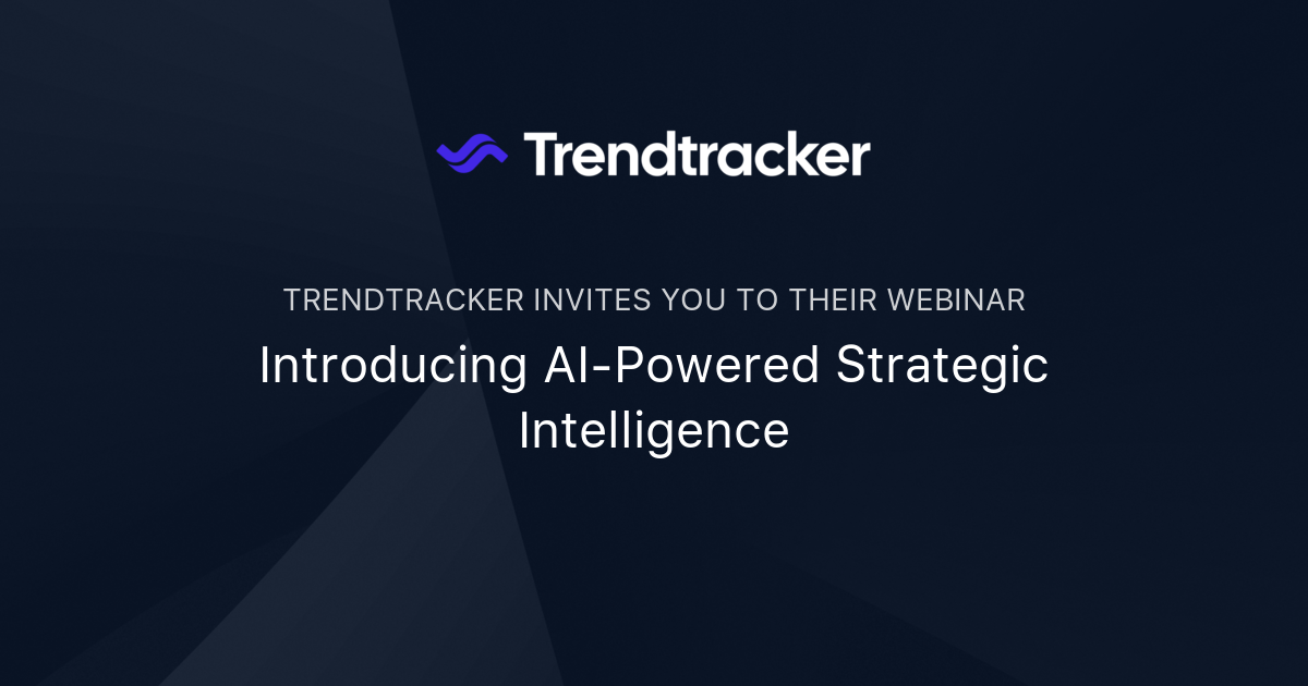 Introducing AI-Powered Strategic Intelligence | Trendtracker