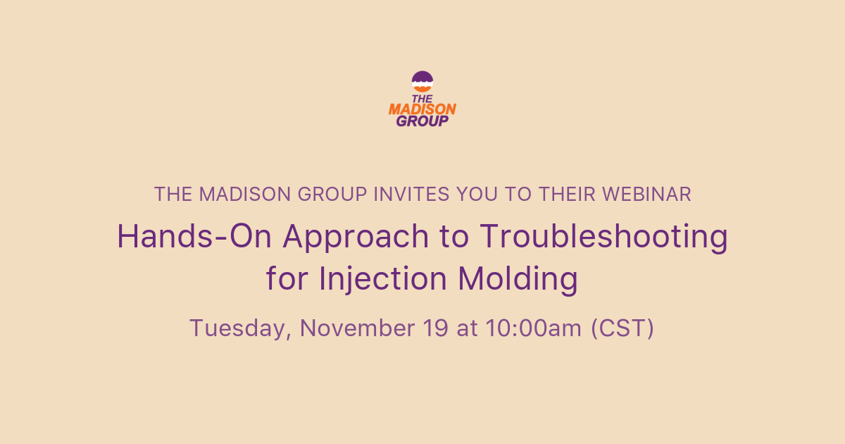 Hands-On Approach to Troubleshooting for Injection Molding | The ...