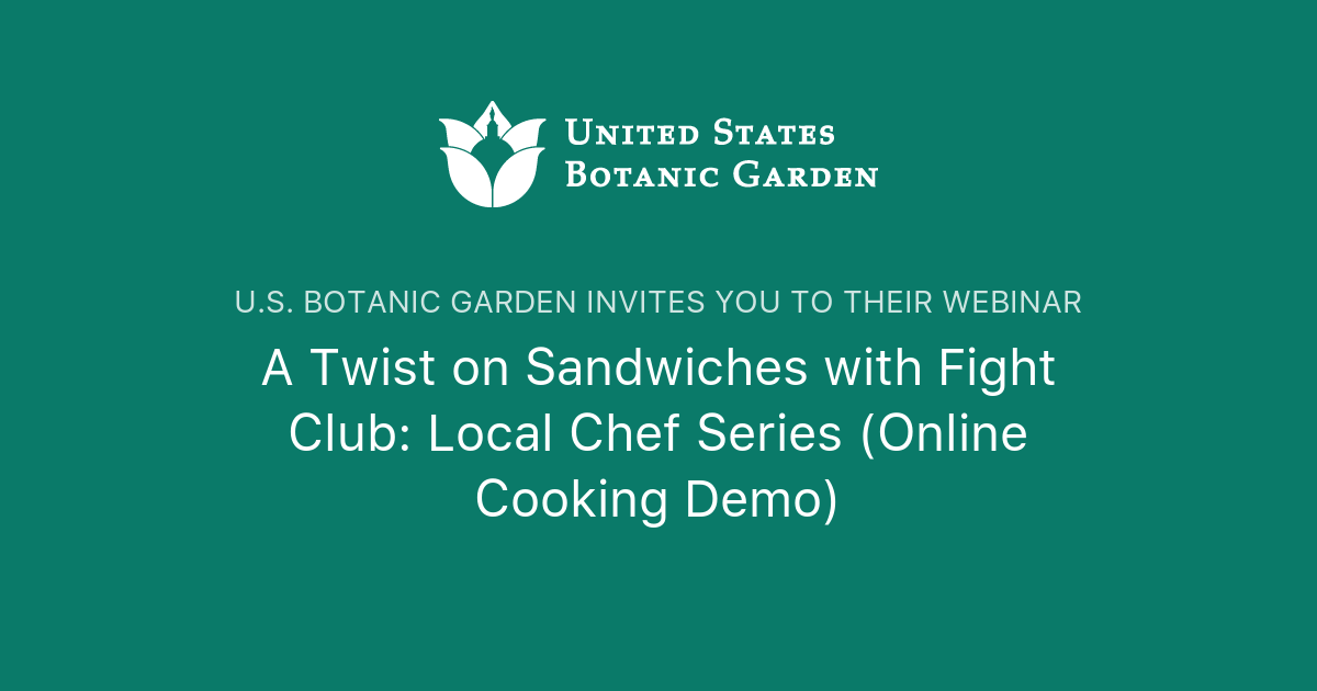 A Twist on Sandwiches with Fight Club: Local Chef Series (Online ...