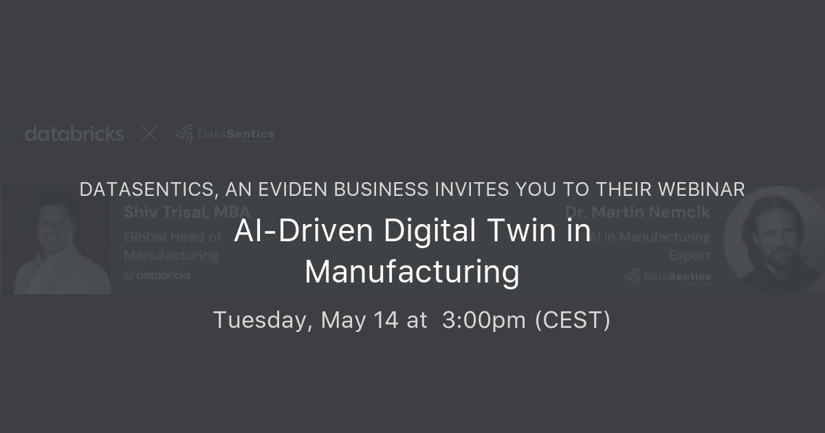 AI-Driven Digital Twin in Manufacturing | DataSentics, an Eviden Business
