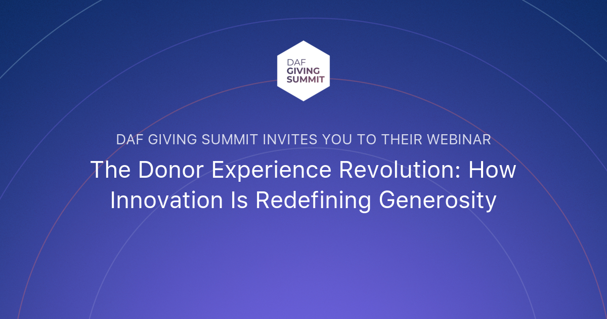 The Donor Experience Revolution: How Innovation Is Redefining ...