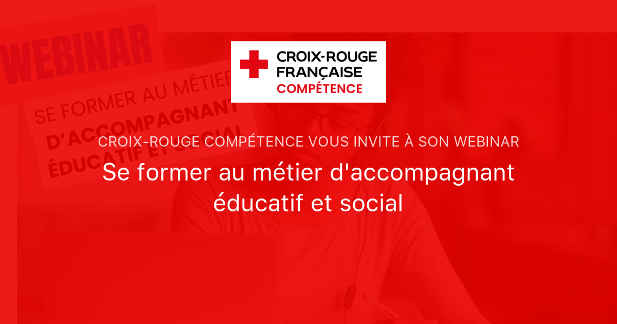 Se former au métier d'accompagnant éducatif et social | Croix-Rouge ...