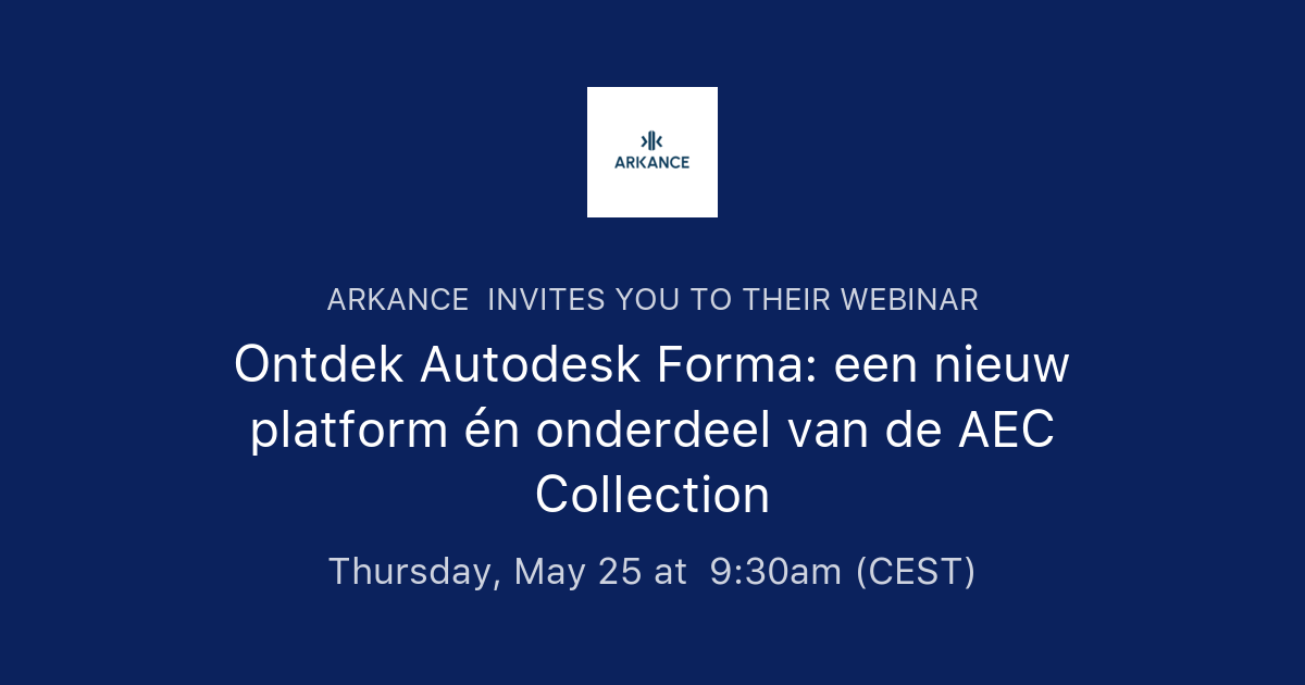 Ontdek Autodesk Forma: een nieuw platform én onderdeel van de AEC ...