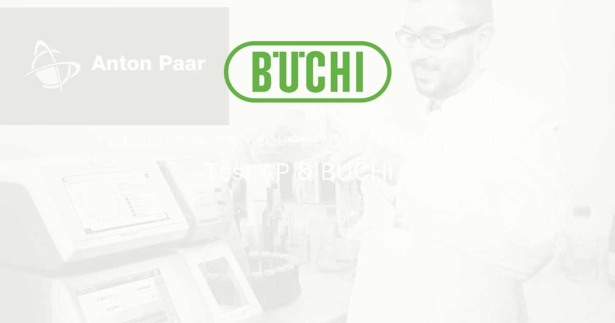 Test AP & BUCHI 1 | BUCHI Laboratory Equipment
