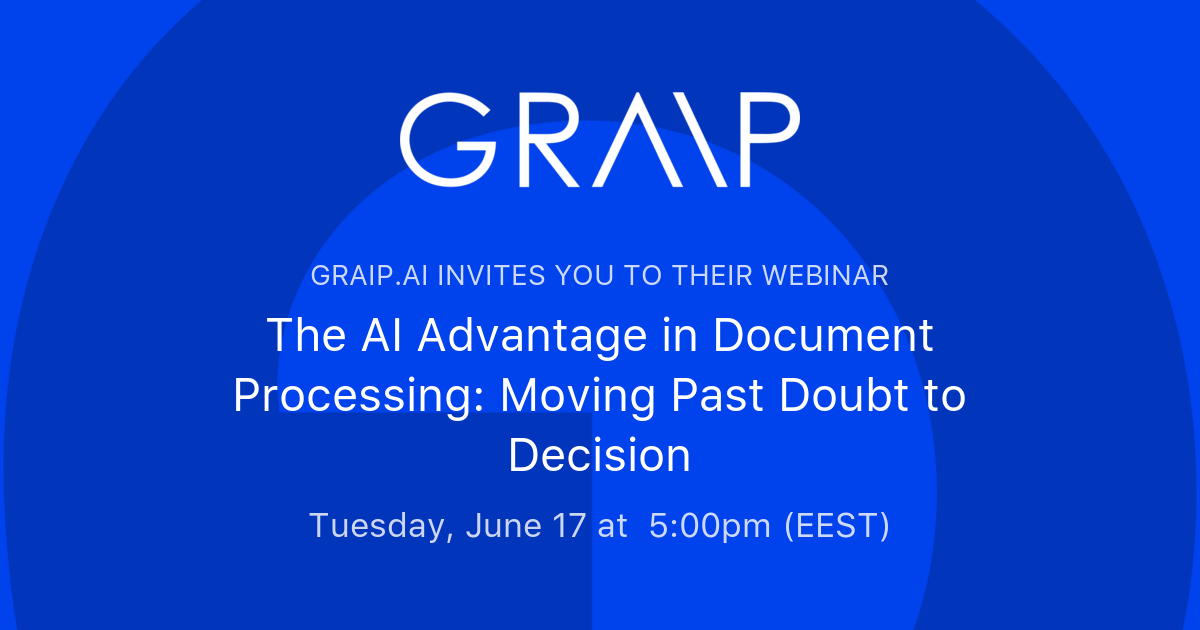 The AI Advantage in Document Processing: Moving Past Doubt to Decision ...