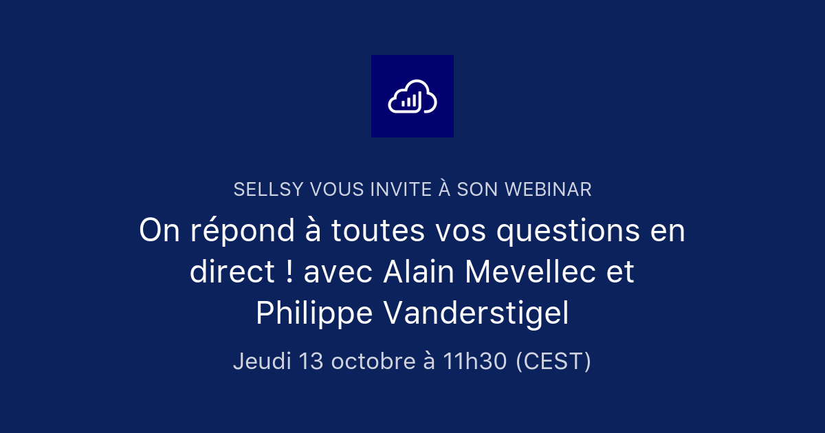 On répond à toutes vos questions en direct ! avec Alain Mevellec et ...