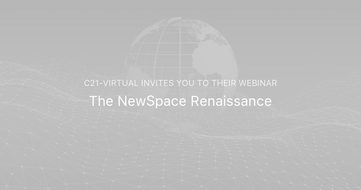 The NewSpace Renaissance | c21-virtual