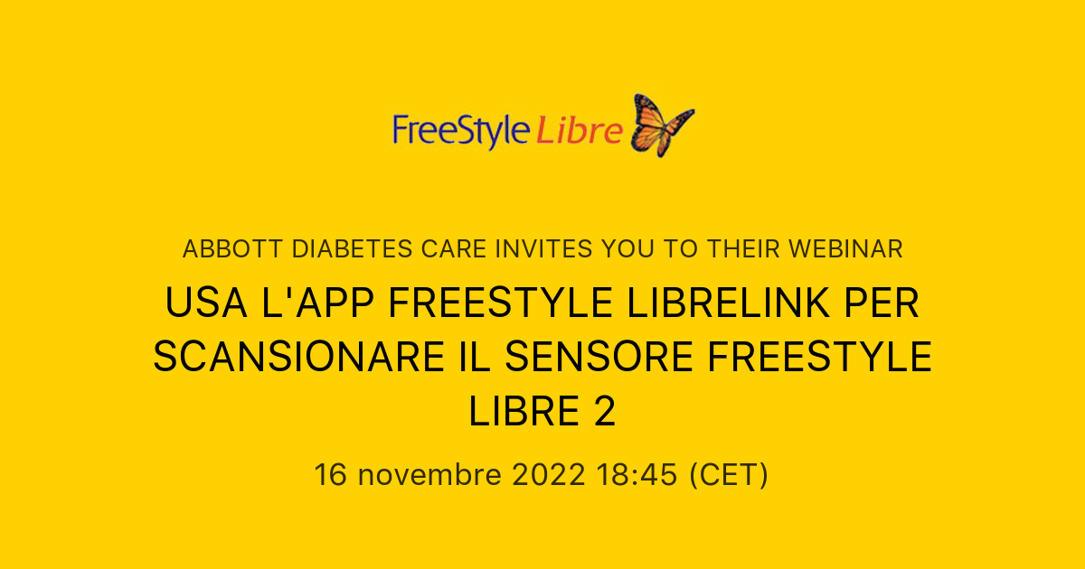 USA L'APP FREESTYLE LIBRELINK PER SCANSIONARE IL SENSORE FREESTYLE ...