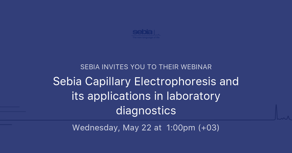 Sebia Capillary Electrophoresis and its applications in laboratory ...