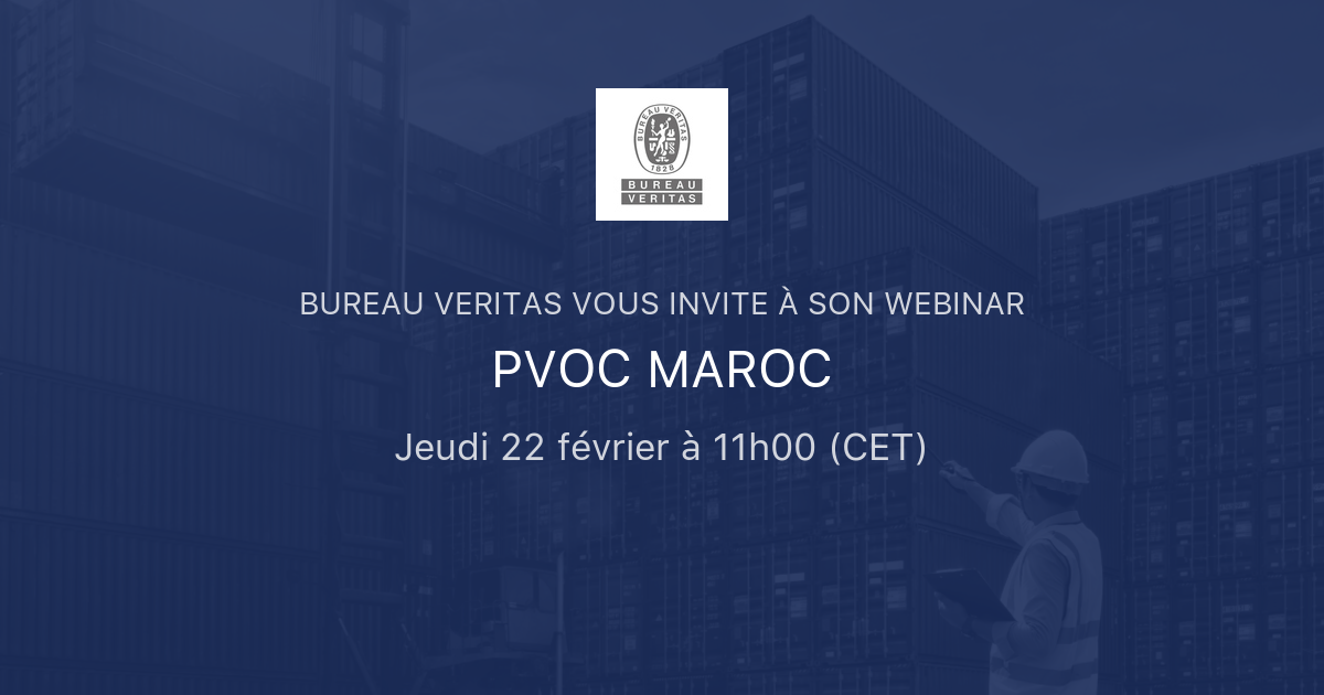 PVOC MAROC | BUREAU VERITAS