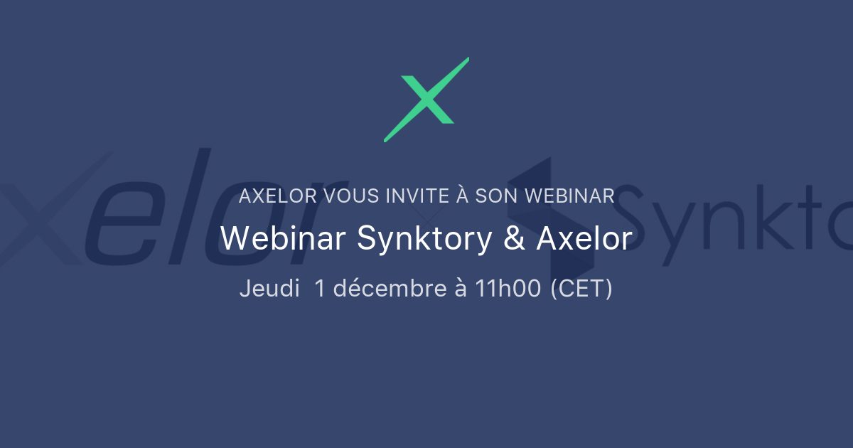 Webinar Synktory & Axelor | Axelor