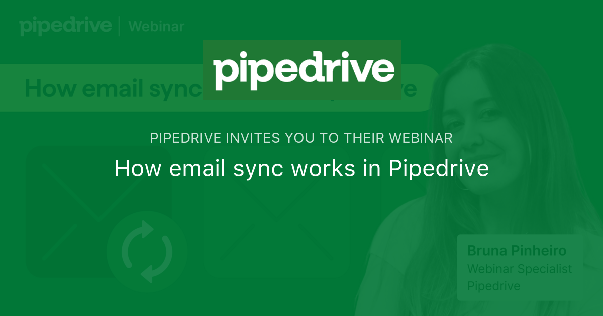 How email sync works in Pipedrive | Pipedrive