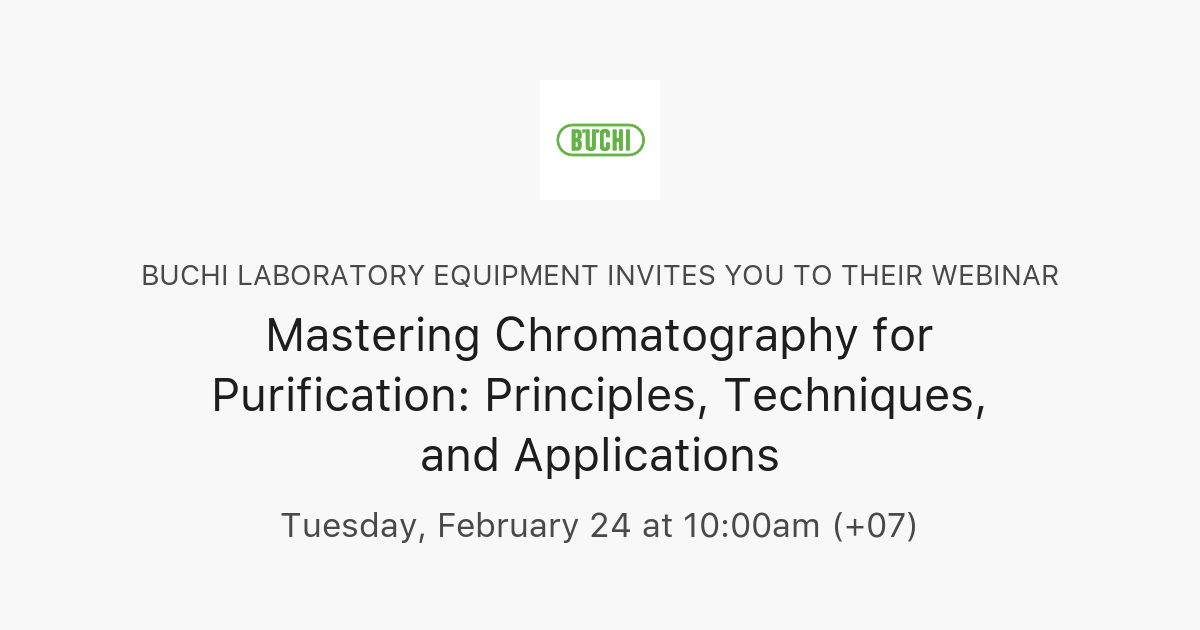 Mastering Chromatography for Purification: Principles, Techniques, and ...